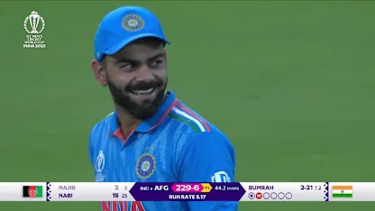 Najib Zadran - Wicket - India vs Afghanistan | ICC