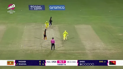 T20WC2024_Match 9_PNG_UGANDA_Winning-Moment | ICC