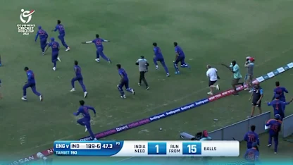 Winning Moment | ENG v IND | ICC U19 Men’s CWC 2022 | ICC