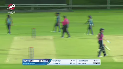 Darcey Carter - Wicket - Scotland Women vs Sri Lanka Women | ICC Women ...