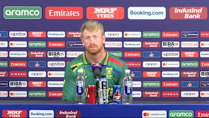 21 October - Mumbai - South Africa player Heinrich Klaasen post-match ...