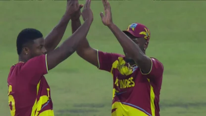 Brandon Mcmullen - Wicket - West Indies vs Scotland | ICC Men's T20 ...