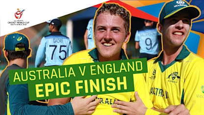 ICC U19 CWC: The epic finish to Australia's group stage win over ...