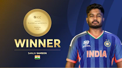 Sanju Samson and Amelia Kerr named as Players of the Month for March | ICC