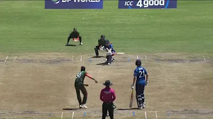 Thomas Rew with a Four vs. Bangladesh | ICC Under-19 Cricket World Cup ...