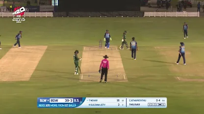 Taj Nehar - Wicket - Sri Lanka Women vs Bangladesh Women | ICC Women's ...