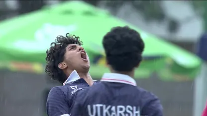 Vedant Trivedi with a Batting vs. USA | ICC Under-19 Cricket World Cup ...