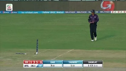 M5: AFG v HK - Munir Dar Wicket | ICC