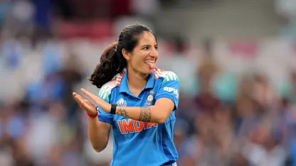 Renuka Singh Thakur breaks the deadlock for India | CWC25 | ICC Women's ...