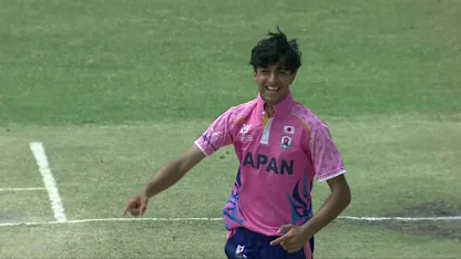 Simba Mbaki - Wicket - Japan vs Tanzania | ICC Under-19 Cricket World ...