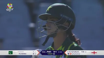 Sadaf Shamas - Wicket - England vs Pakistan | ICC Women's T20 World Cup ...