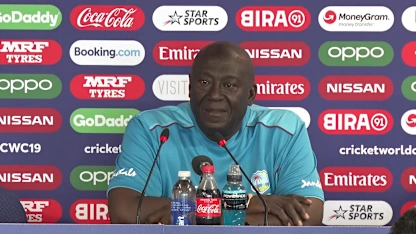 3 July - Leeds - West Indies Assistant coach Roddy Estwick pre-match ...