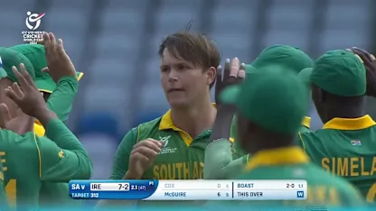 Matthew Boast on fire | SA v IRE | ICC U19 Men’s CWC 2022 | ICC