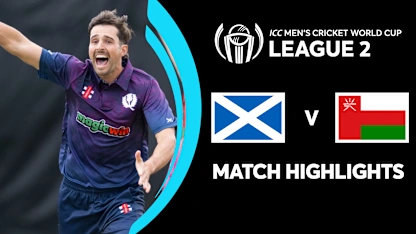 Scotland v Oman | Match Highlights | CWC League 2 | ICC CWC League 2 ...