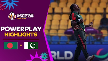 Akter wreaks havoc with the new ball against Pakistan | Powerplay ...