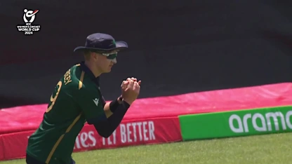 Carson Mccullough with a Caught Out vs. USA | ICC Under-19 Cricket ...