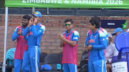 Deepesh Devendran with a Six vs. Bangladesh | ICC Under-19 Cricket ...