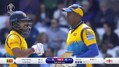 CWC19: ENG v SL - Mathews battles his way to 85 | ICC Cricket World Cup ...