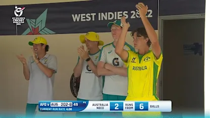 Australia's Winning Moment | AFG v AUS | ICC U19 Men's CWC 2022 | ICC