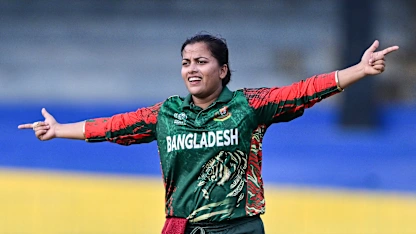A wicket as good as the celebration for Nahida | CWC25 | ICC Women's ...
