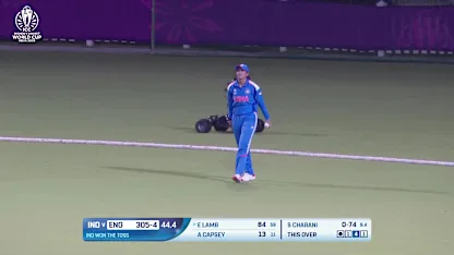 Emma Lamb - Wicket - India Women vs England Women | ICC