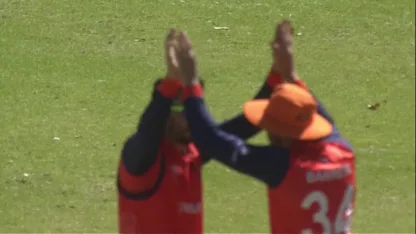 Brandon King - Wicket - West Indies vs Netherlands | ICC Cricket World ...