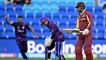 Wicket - Brandon King - West-Indies v Scotland ICC T20WC 2022 | ICC Men ...