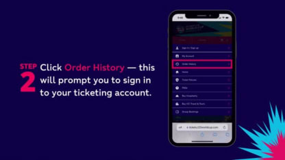 How To Access Your Mobile Ticket