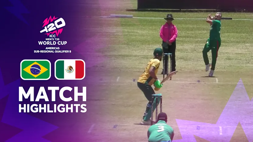 Brazil v Mexico | Match Highlights | T20 WC Sub Regional Americas ...