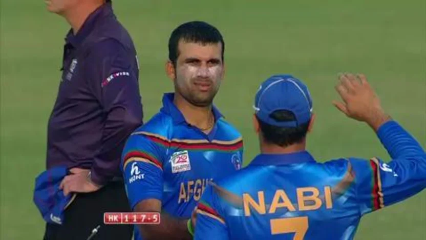 M5: AFG v HK - Mark Chapman Wicket | ICC