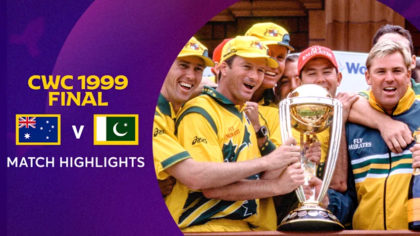 Cricket World Cup 1999 Final | Australia v Pakistan | Match Highlights | ICC