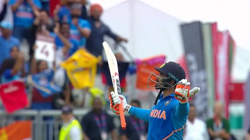 CWC19 SF: IND v NZ – Jadeja celebrates his fifty in style | ICC Cricket ...