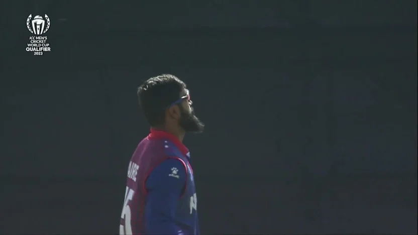 Jessy Singh - Wicket - Nepal vs USA | ICC Cricket World Cup Qualifiers ...