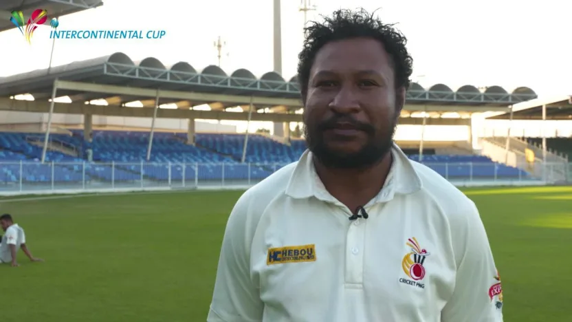 PNG v HK - Day 2: Assad Vala Interview | ICC