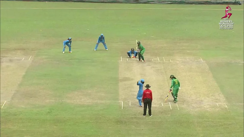 Stunning diving slip catch from Veda Krishnamurthy | ICC