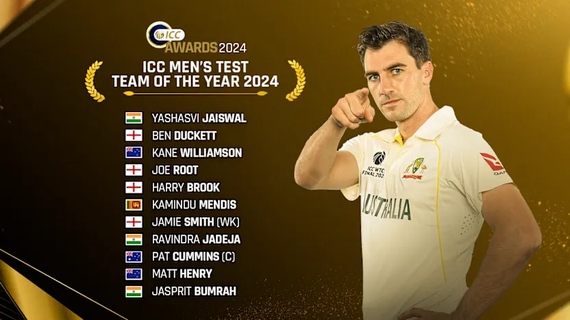 ICC AWARDS 2024: First set Of ICC Teams of the Year revealed | ICC
