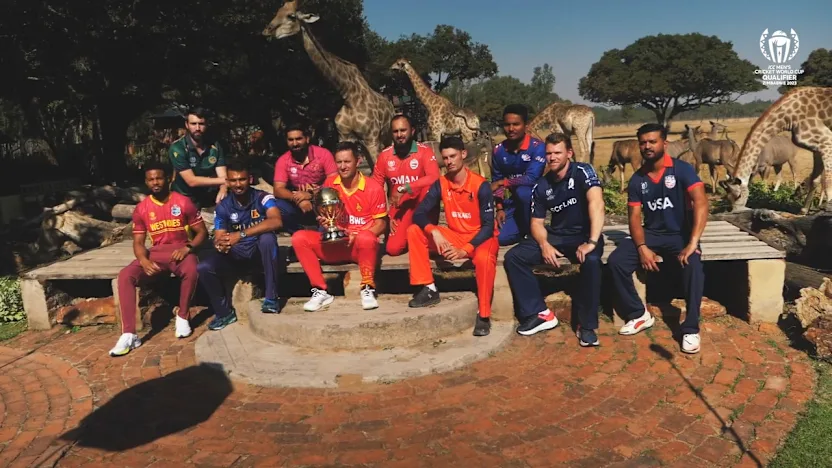 Day out with wildlife and the trophy for the captains | CWC23 Qualifier ...