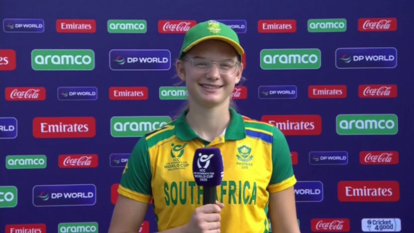 Fay Cowling South Africa post-match interview - 20 January | ICC