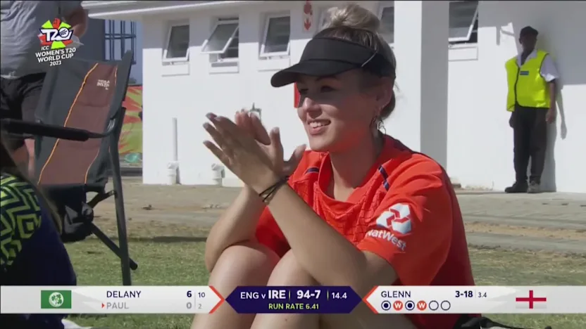 Wicket-Leah-Paul-Ireland v England-Women ICC T20WC 2023 | ICC Women's ...