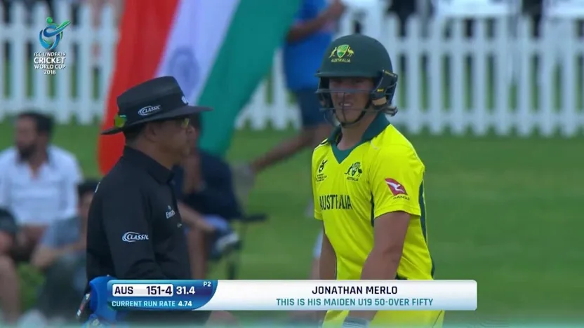 WATCH: Highlights from Jonathan Merlo's 76 in the U19CWC Final | ICC ...