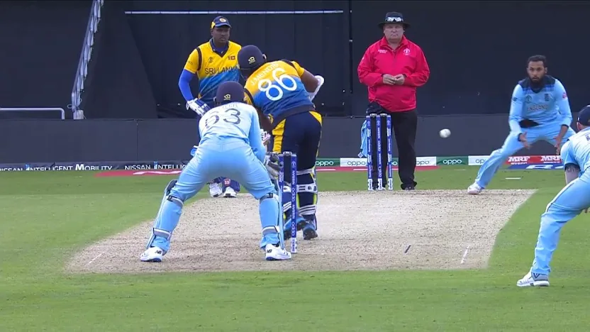 CWC19: ENG v SL - Jeevan Mendis out for a golden duck | ICC Cricket ...