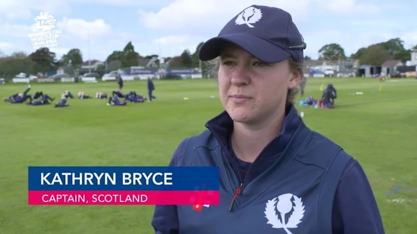 ICC T20WC Qualifier: SCO v NAM - Kathryn Bryce pre-match interview | ICC