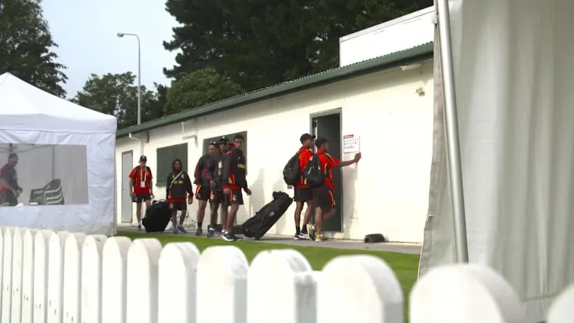 James Tau speaks before PNG's clash again Ireland | ICC Under-19 World ...