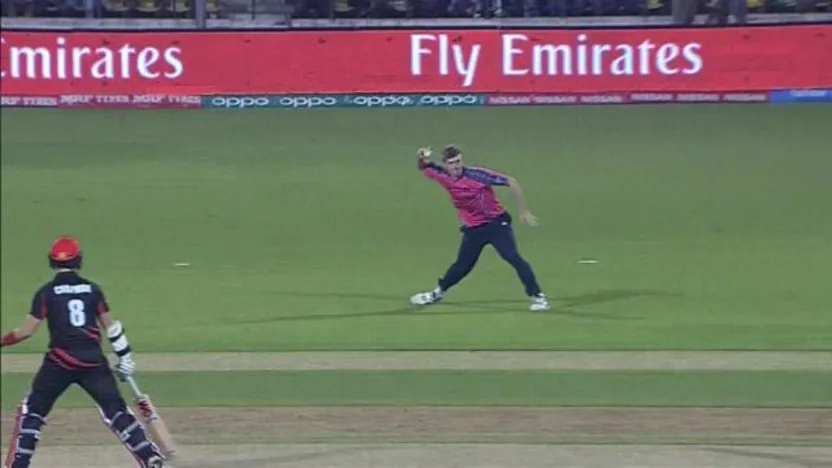 Excellent fielding by Gavin Main | ICC