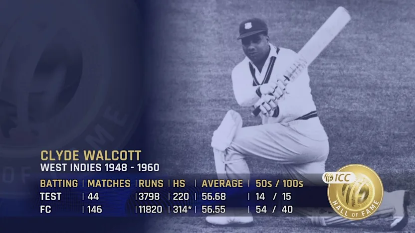 ICC Hall of Fame: Clyde Walcott | 'The power-hitter' | ICC