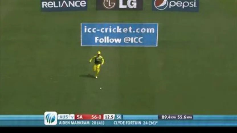 Partnership - Aiden Markram and Clyde Fortuin, Australia v South Africa ...