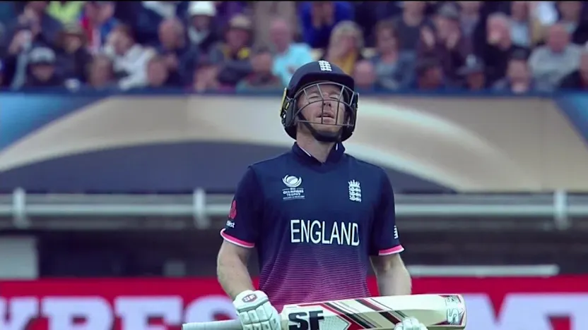 WICKET: Eoin Morgan is run-out for 87 | ICC Champions Trophy, 2017 | ICC