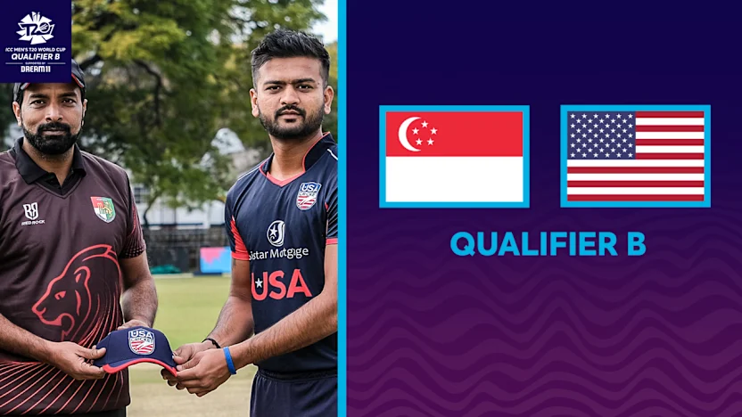 Match Highlights | SIN v USA | ICC Men’s T20WC Qualifier B | ICC