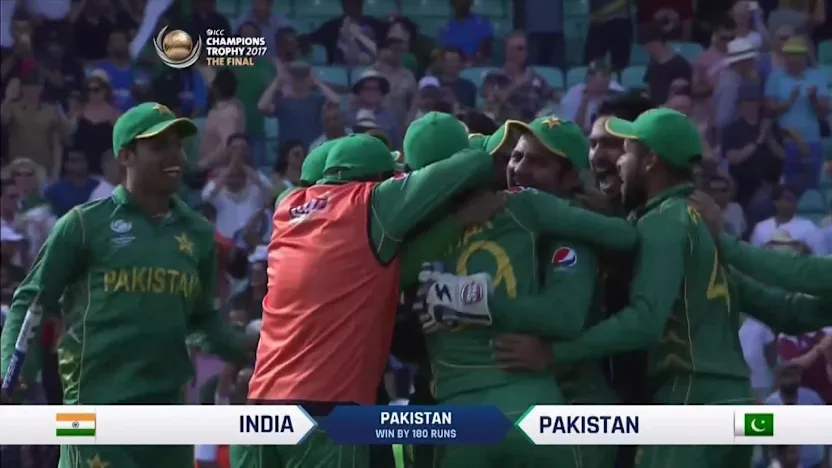 #CT17 Final - Pak vs Ind - Pakistan winning moment | ICC Champions ...