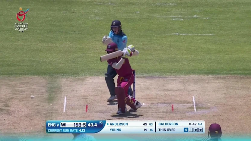 ICC U19 CWC: ENG v WI – Highlights of West Indies' innings | ICC